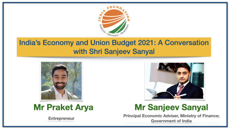 India’s Economy and Union Budget 2021: An Interview with Shri Sanjeev ...